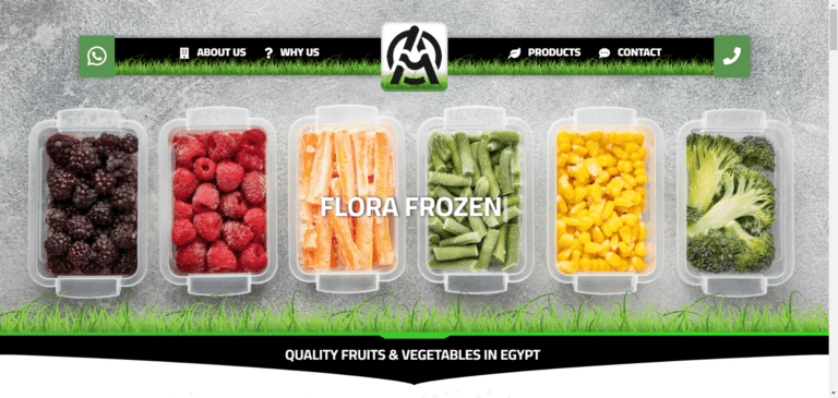 تصميم موقع خضار وفاكهة Fruits & Vegetables 🍓 تصميم موقع فى البحيرة Web ...